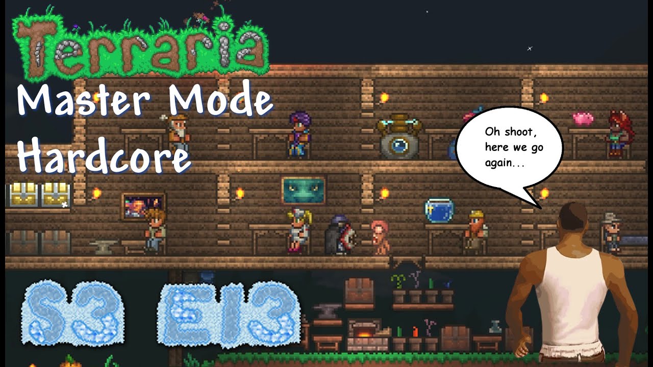 Terraria | Master Mode, Hardcore Character | Time for Junglin' | S3 E13 ...
