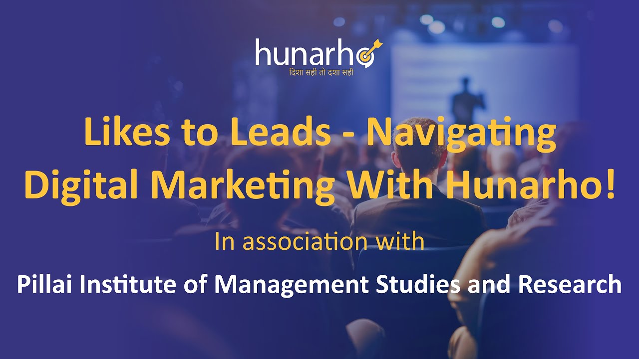 Digital Marketing Seminar at Pillai College by Hunarho - YouTube