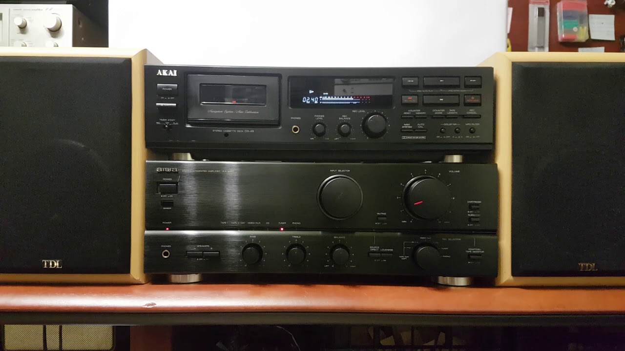 Aiwa XA 950Z Akai DX 49 TDL Nucleus 2 part 1 - YouTube