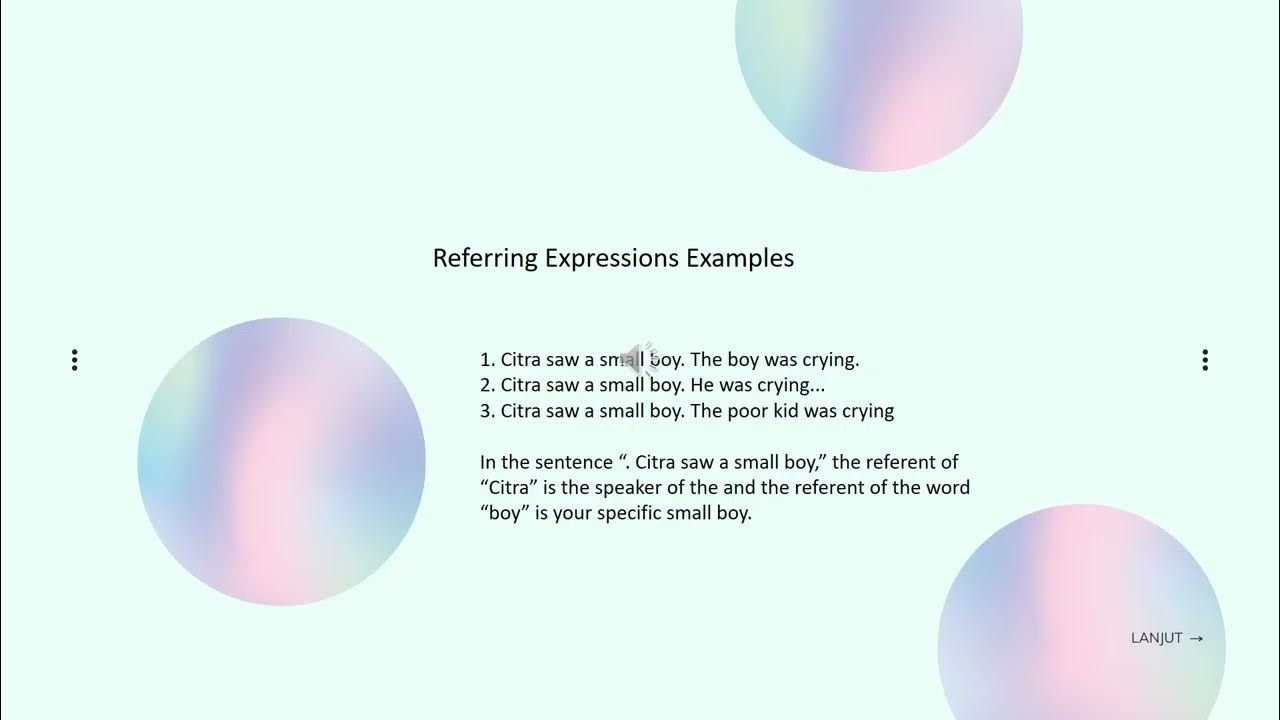 REFERENCE AND SENSE IN SEMANTICS - YouTube