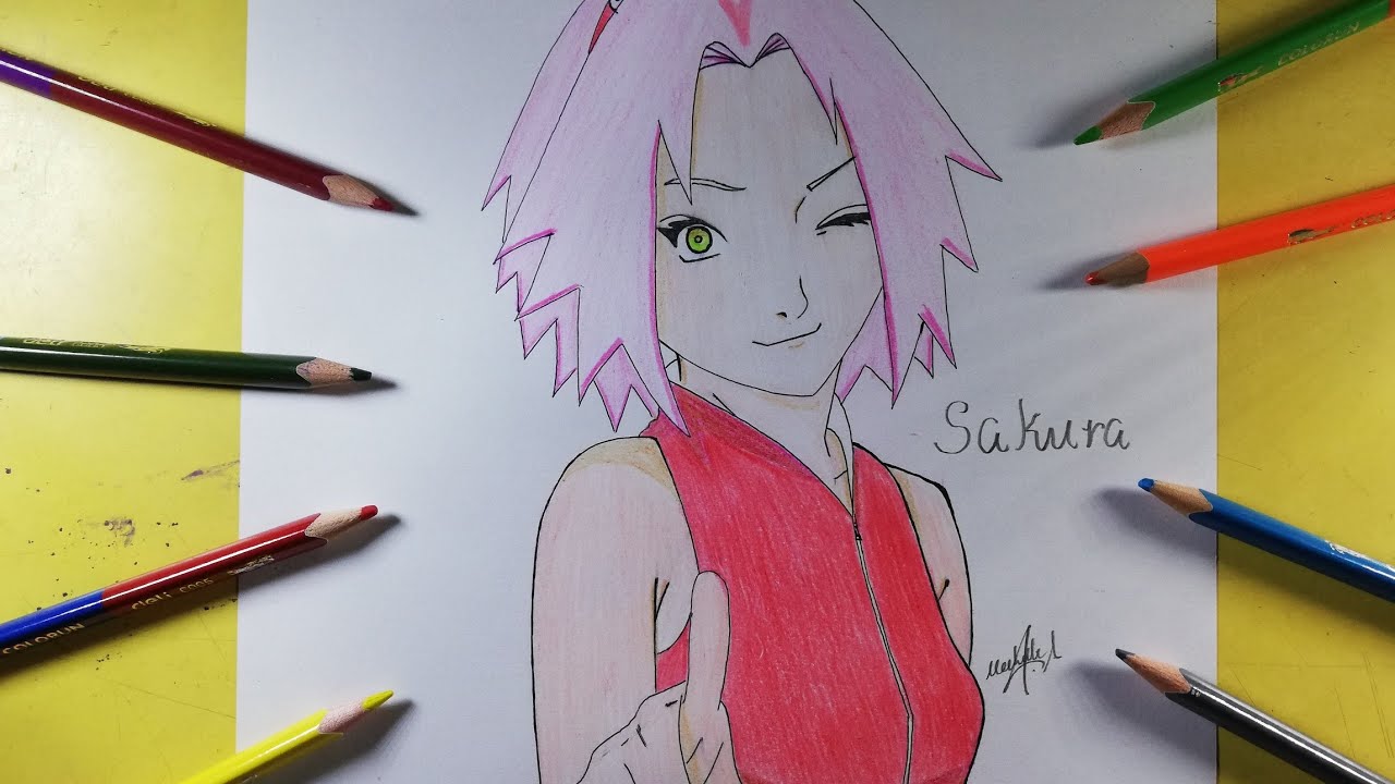 SAKURA ¦|¦ Drawing - YouTube