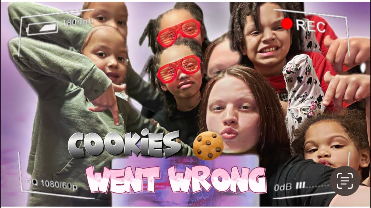 CHRISTMAS COOKIES WITH THE KIDS WENT WRONG!! #shortsvideo #fun #cookies ...