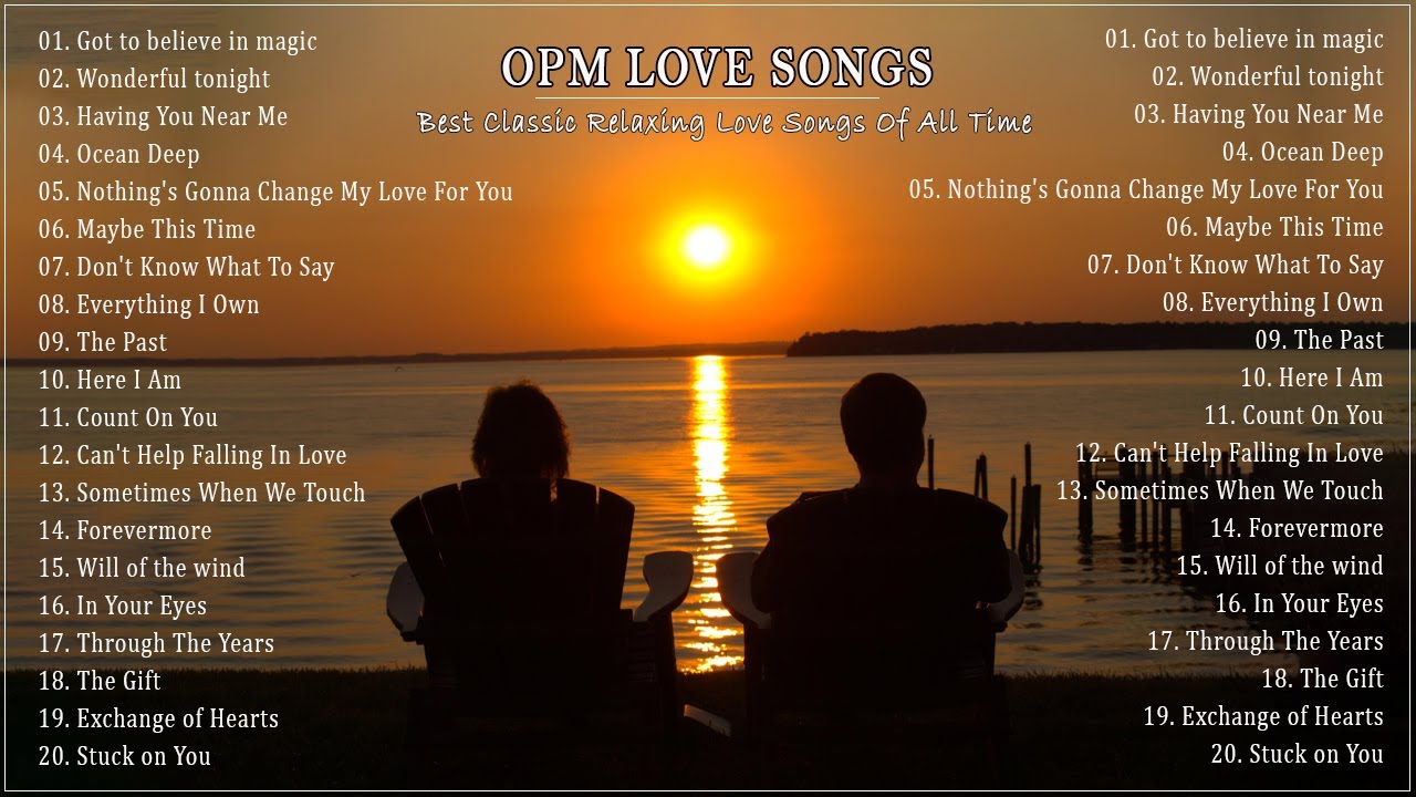 OPM Love Songs - Best Opm Classic Favourites Collection - OPM 80's 90's ...
