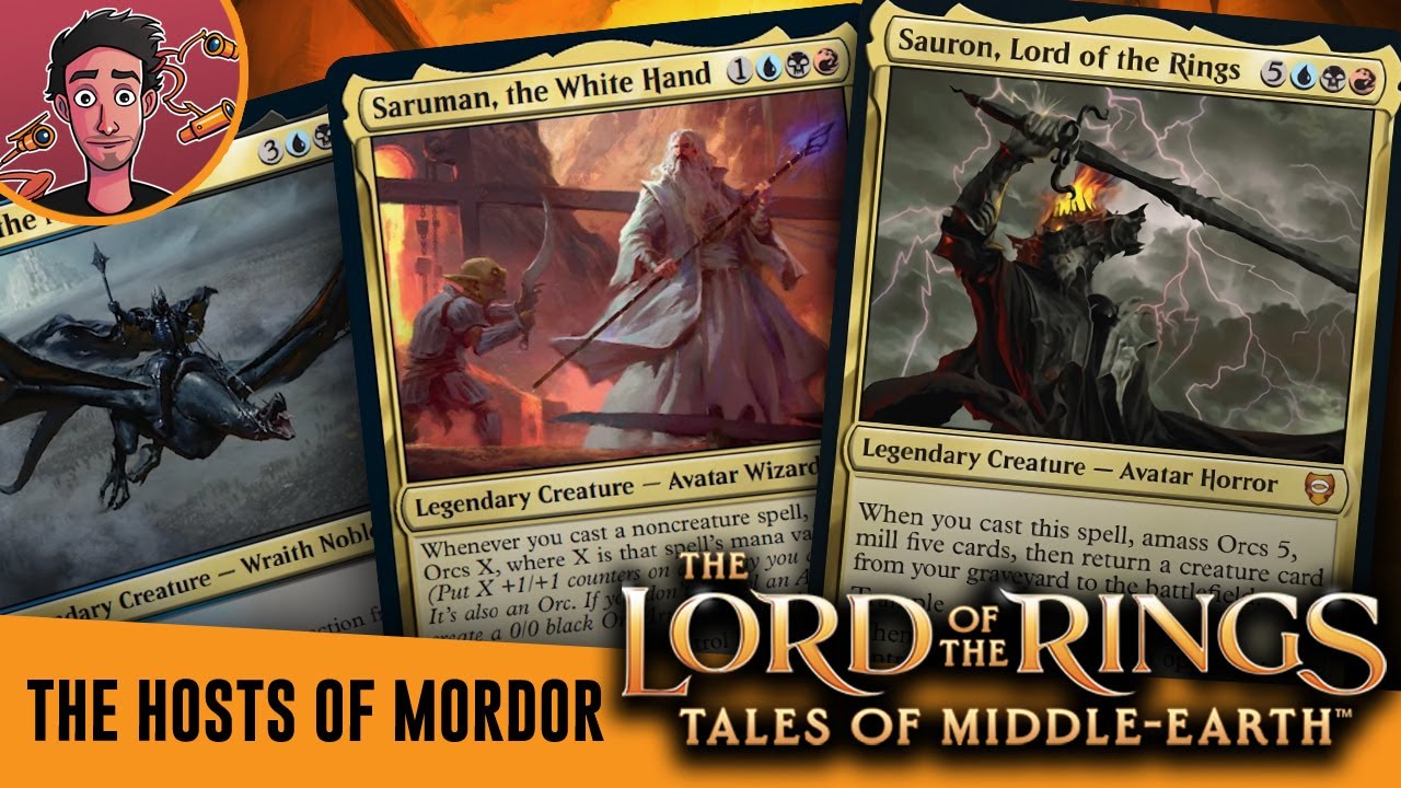 "Hosts of Mordor" Lord of the Rings Commander Precon Preview! | Magic ...