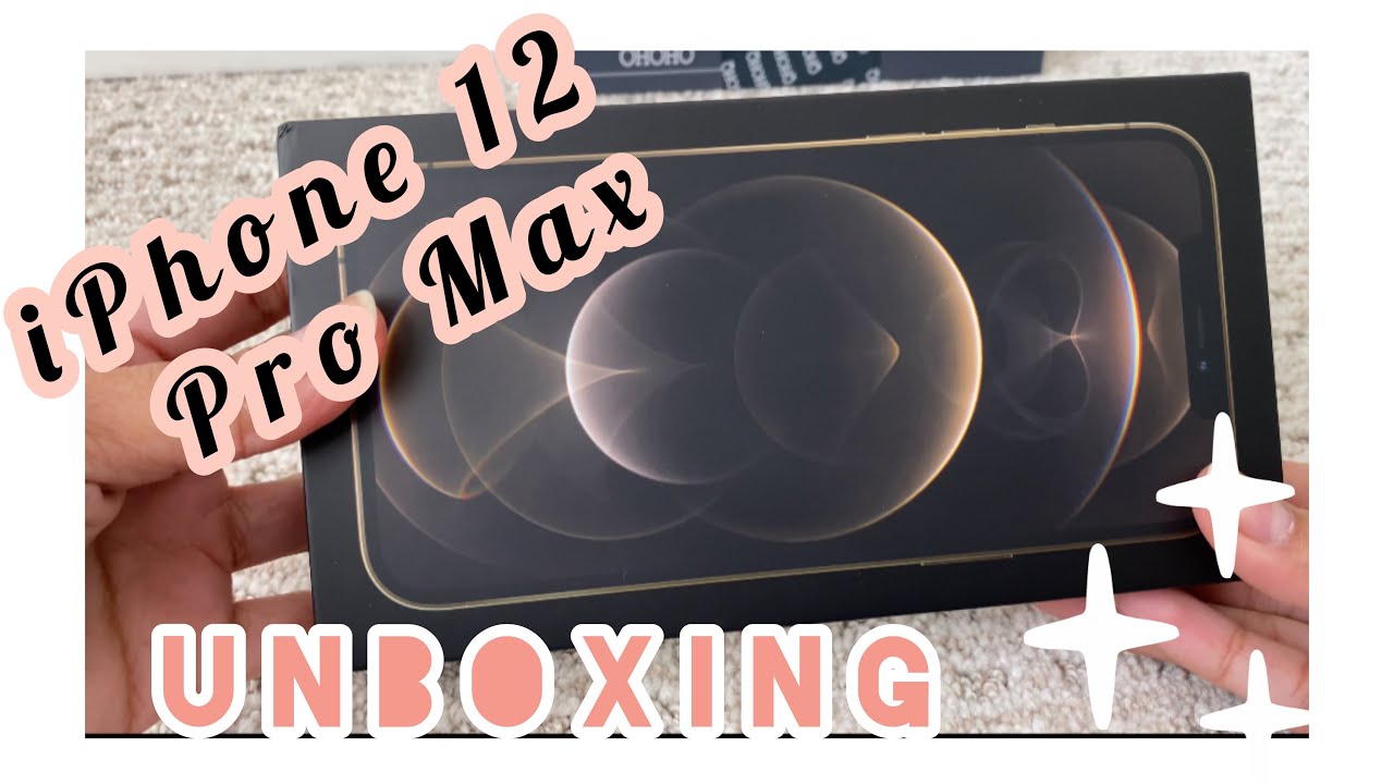 iPhone 12 Pro Max Unboxing, Dorado 256gb + Accesorios [ Español - YouTube