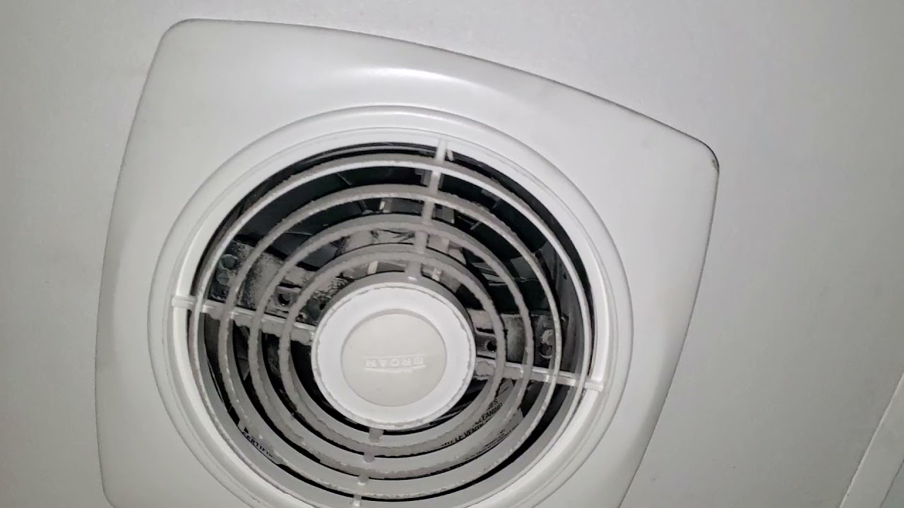 Broan vertical discharge (or Thru-Wall) exhaust fan - YouTube