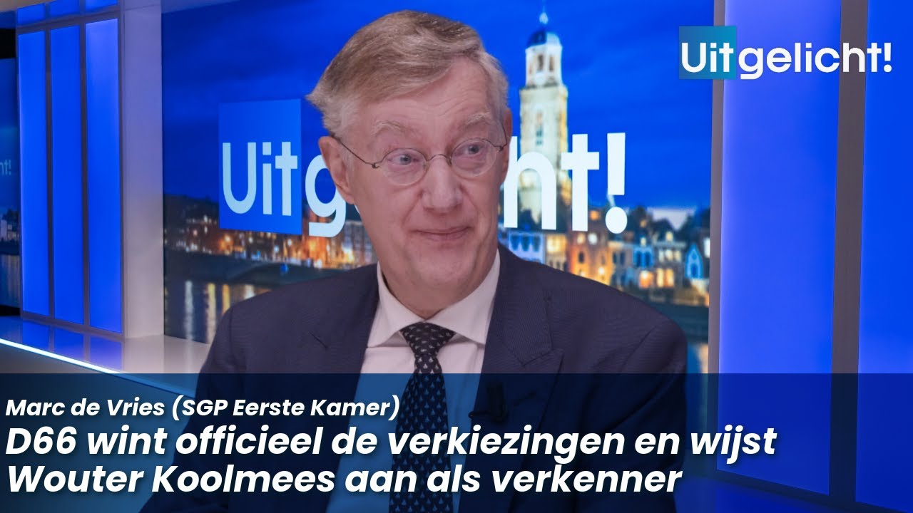 Uitgelicht! 7 november 2025 - Marc de Vries: "SGP gaat geen compleet ...