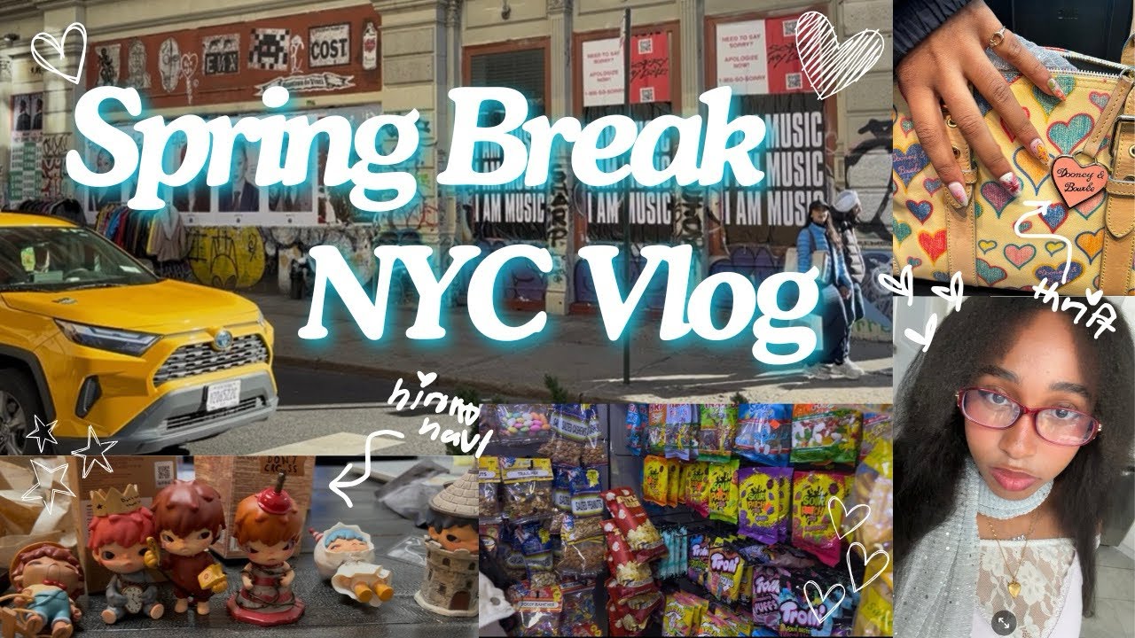 a weekend in new york city (spring break vlog) - YouTube