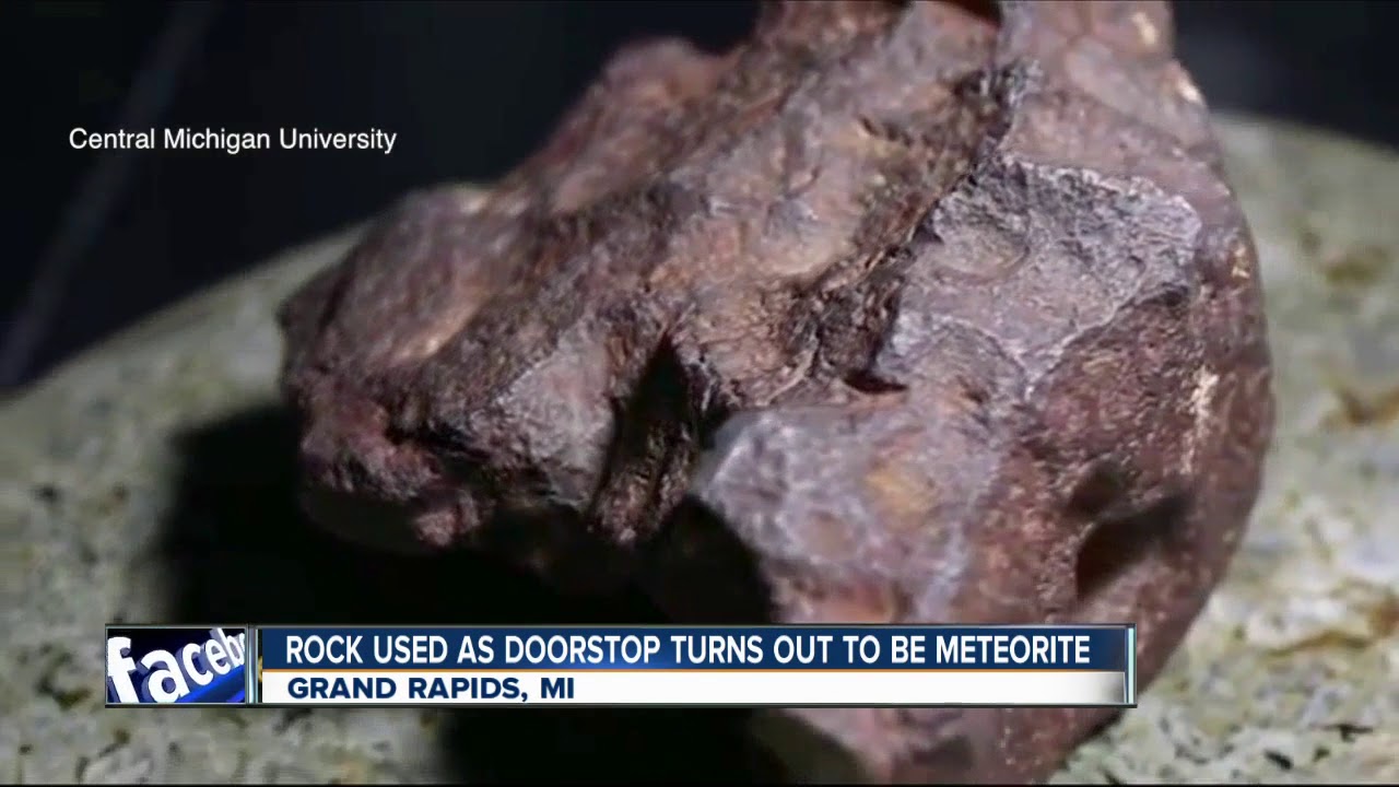Michigan family learns doorstop rock worth $100,000 - YouTube