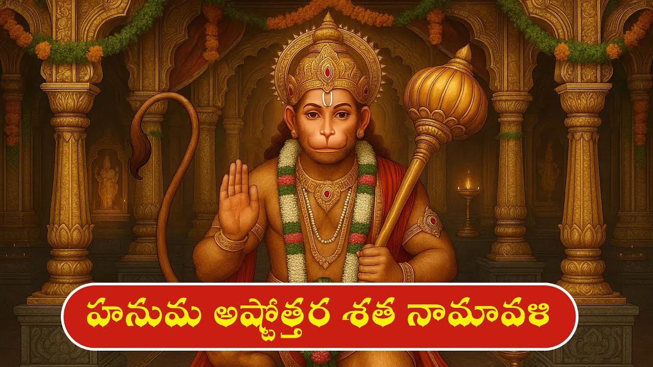Hanuman Ashtottara Sata Namavali – హనుమ అష్టోత్తర శత నామావళి | 108 ...