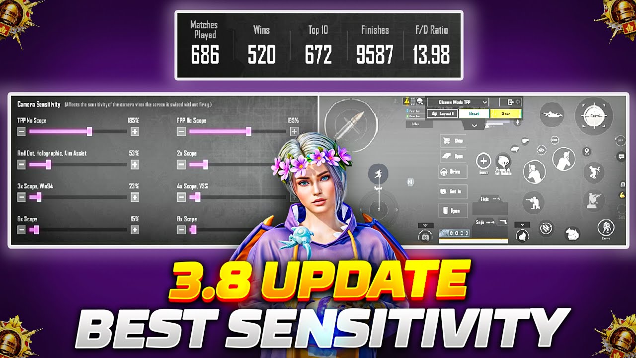 UPDATE 3.8 🔥 BEST ZERO RECOIL SENSITIVITY SETTINGS CODE + CONTROL FOR ...