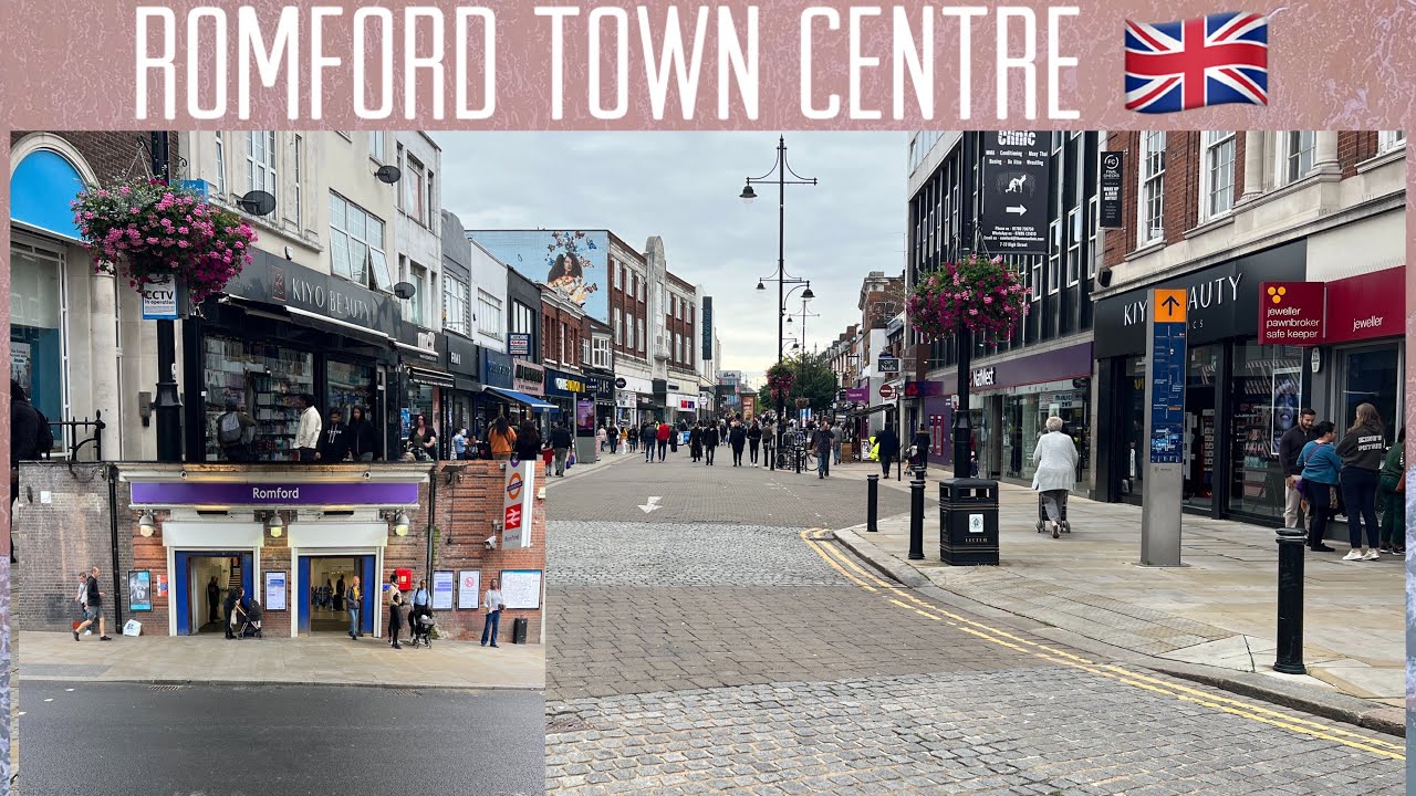 [4k] Romford Town Centre | London 🇬🇧 22 - YouTube