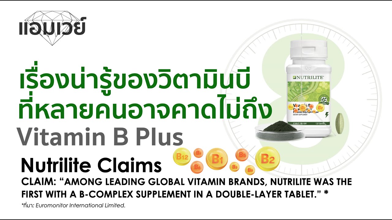 เรื่องน่ารู้ของวิตามินบี Vitamin B ที่หลายคนอาจคาดไม่ถึง - YouTube