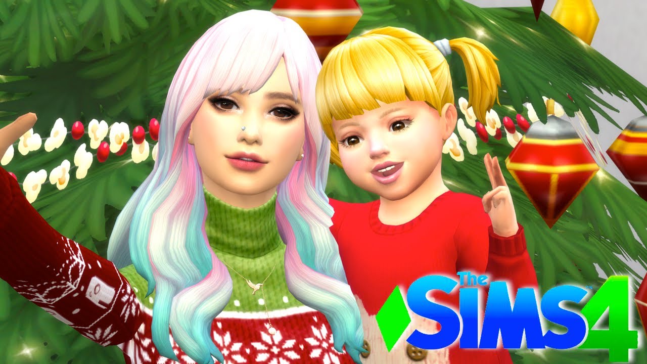 Holiday Routine Sims 4 With Baby Goldie & Titi - YouTube