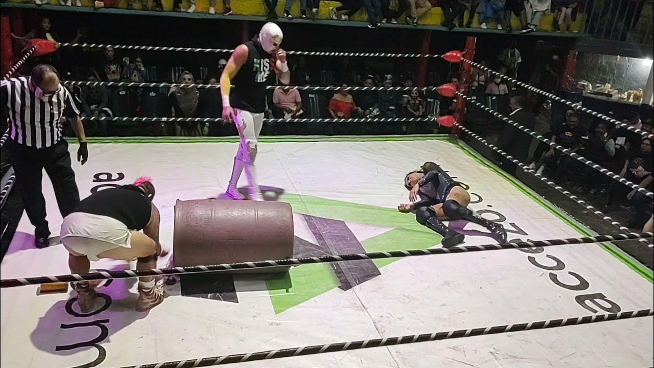 La Fresa Salvaje Máximo, Brazo de Oro Jr Vs Las Shotas Diva Salvaje, Jessy Ventura - YouTube