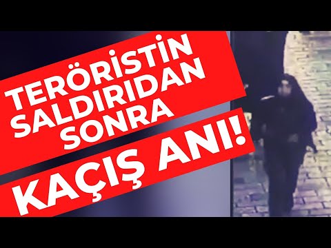İstiklal Caddesi saldırısı sonrasında kadın terörist böyle kaçtı!