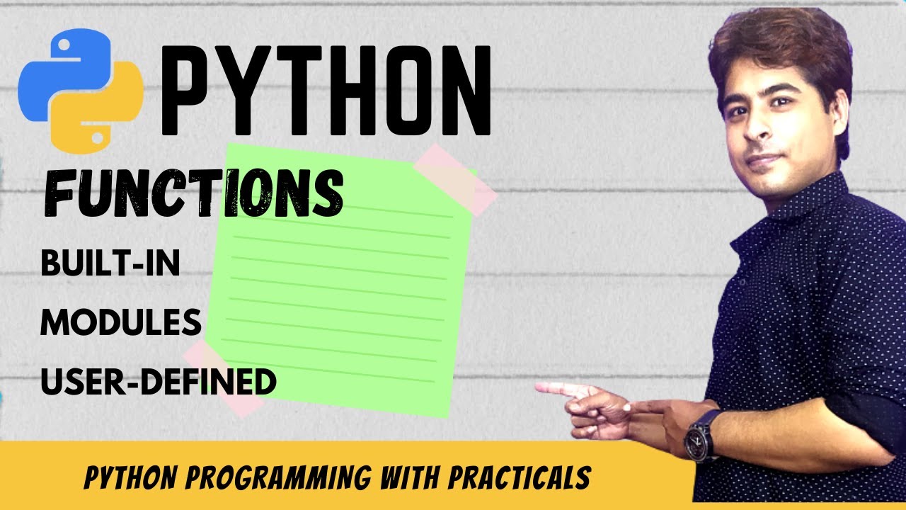 Functions In Python Python Tutorial Programming In Python User 2913