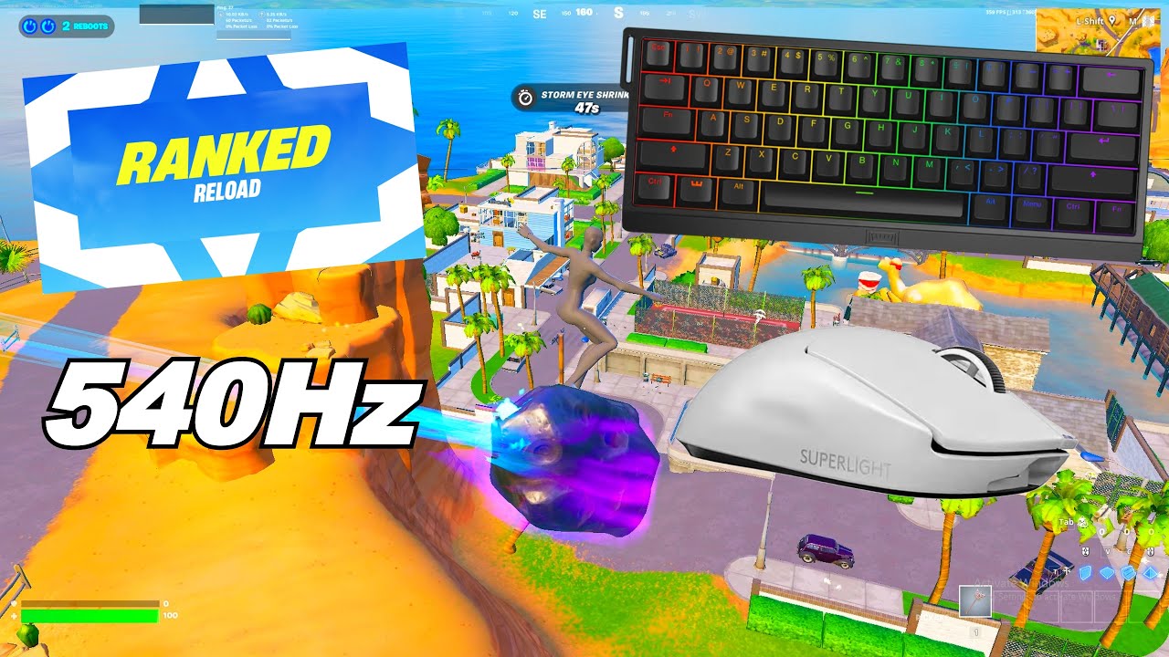 Wooting 60HE Fortnite Ranked Reload 4K Gameplay 🏆 - YouTube