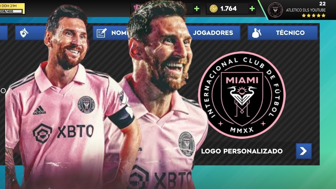 Inter Miami Kit ATUALIZADO DLS 2023 Dream League Soccer Kits 2023 - YouTube