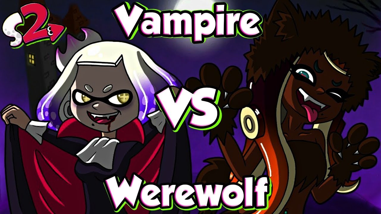 ABM: Vampire Vs Werewolf !! Splatfest Splatoon 2!! EXCITEMENT MATCH ...