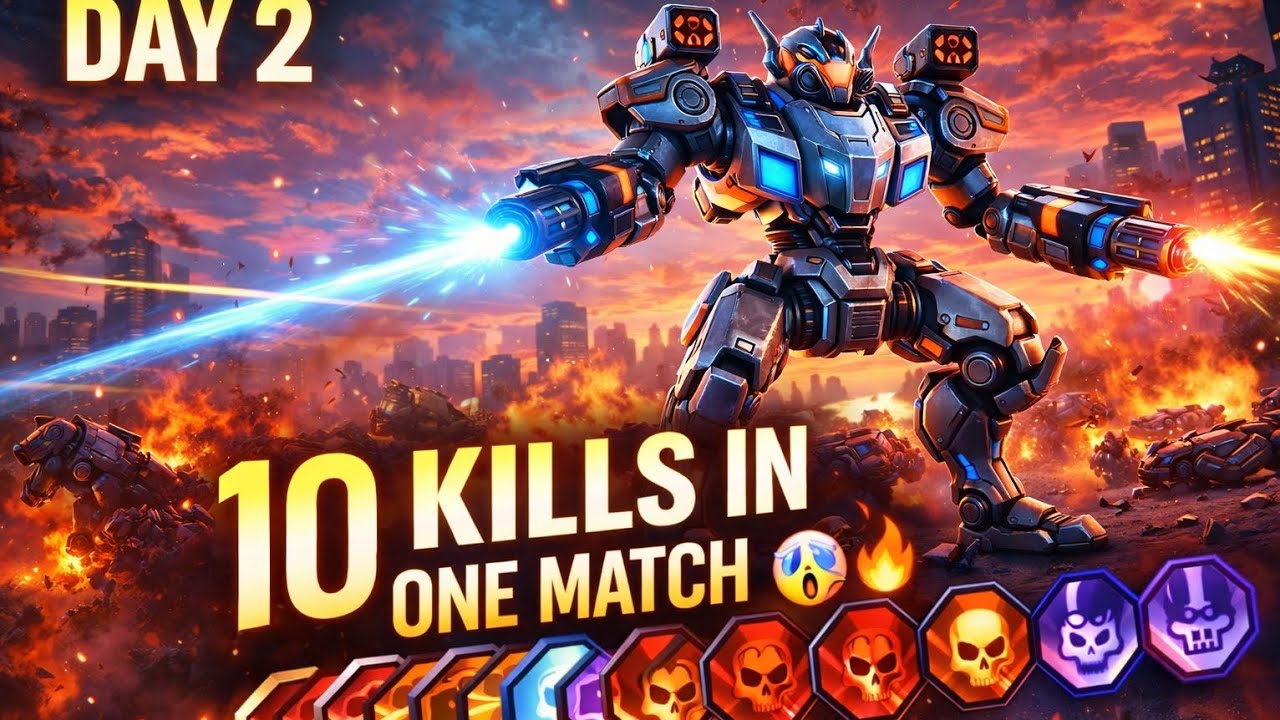 Mech Arena Gameplay Day 2 🔥 | 10 Kills in One Match - YouTube