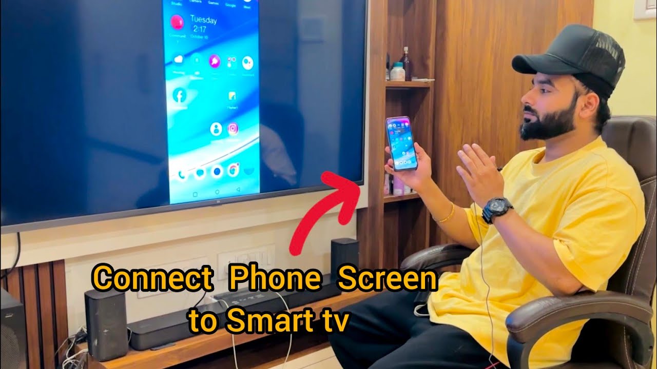 Transfer Phone Screen To Smart Tv In Just 10 Second (Easy & Best Trick ...