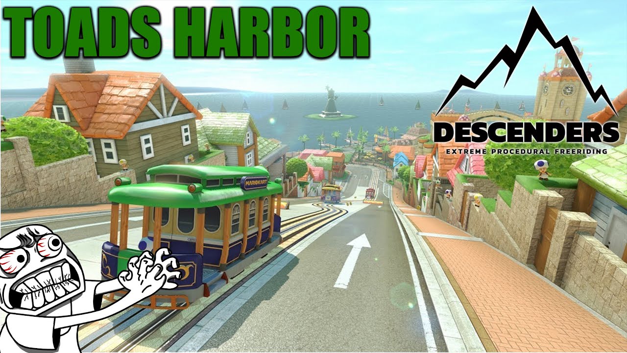Descenders Toads Harbor - DownHill Simulator German Gameplay - YouTube