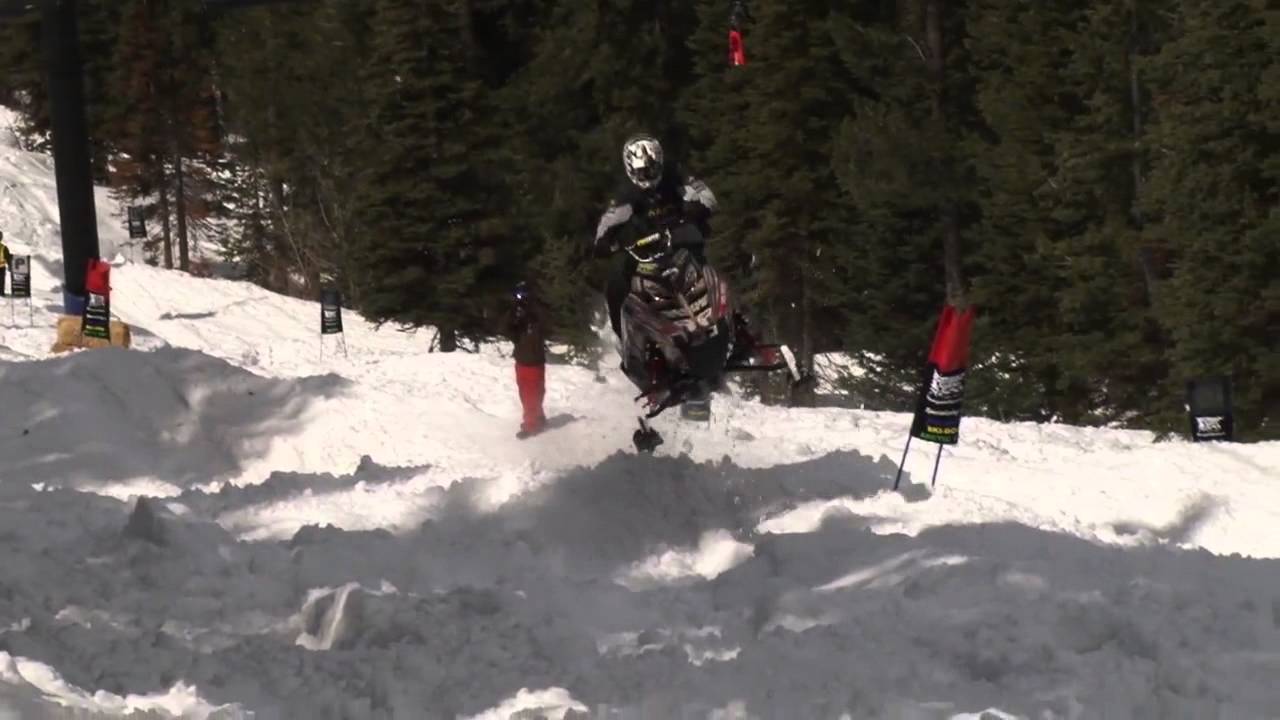 Grand Targhee Resort Crazy Horse Snowmobile Hill Climb - YouTube