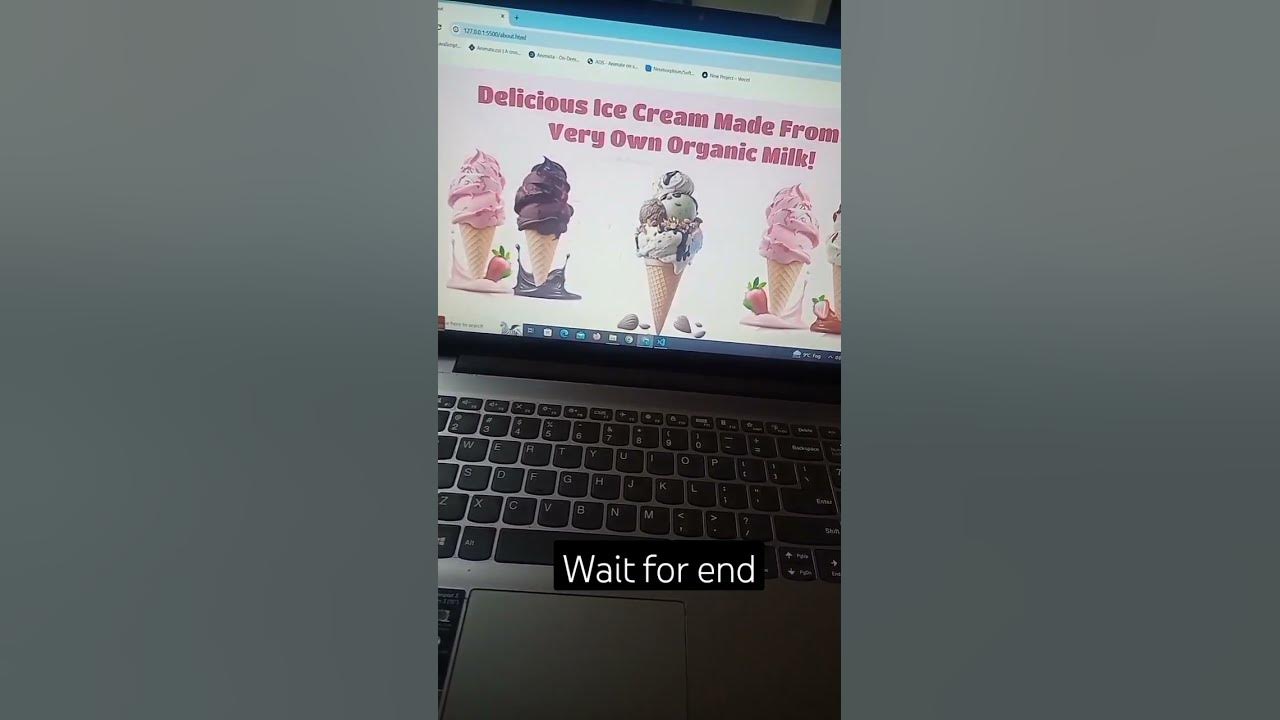 ice cream website #shortsvideo #coding #html #javascript #htmlcss #shortsviral #shorts #youtube ...