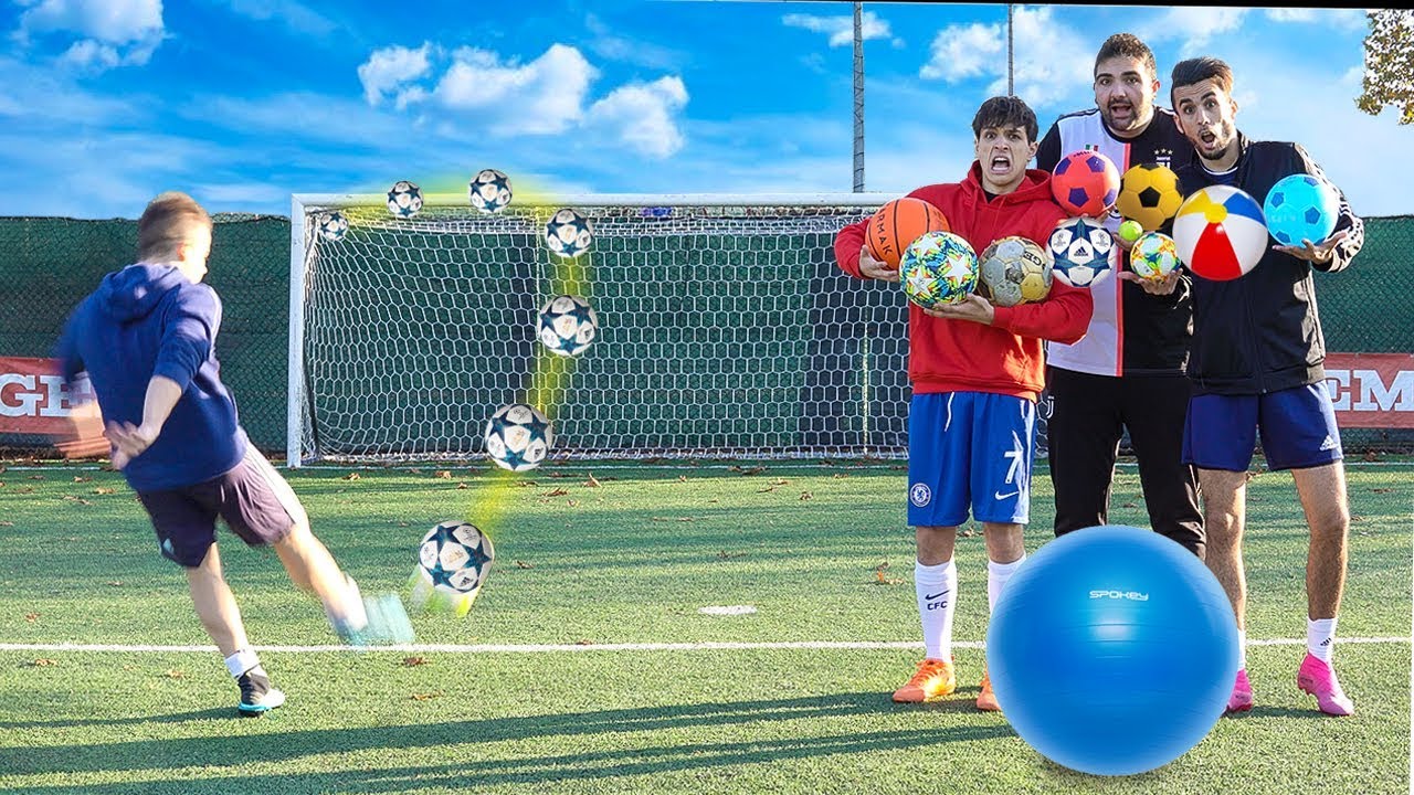 ⚽ MULTI-BALL FOOTBALL CHALLENGE vs SESPO, ENRY LAZZA e TATINO! - YouTube