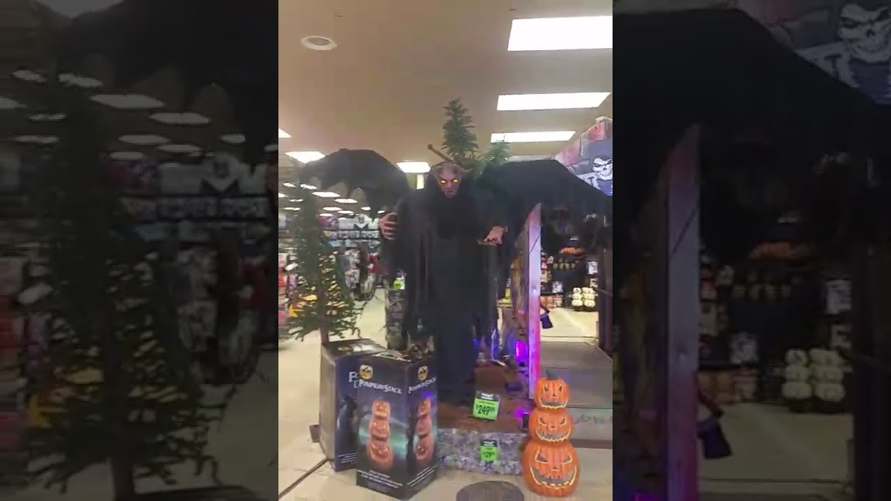 Spirit Halloween Forest Demon Animatronic - YouTube