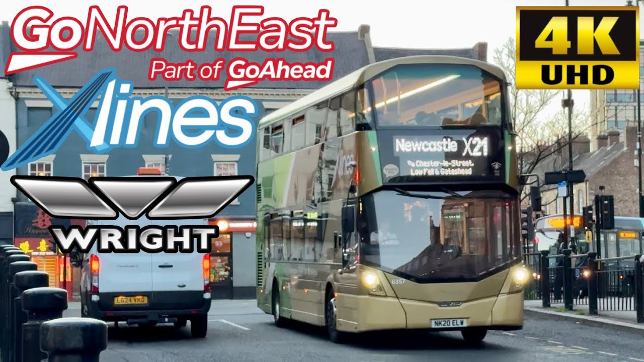[Go North East Bus Xlines: X21 West Auckland to Newcastle, Spennymoor ...