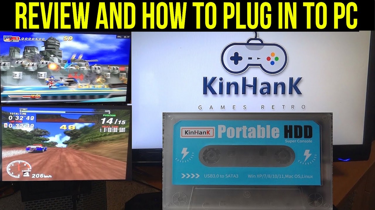 KinHanK Console Arcade Machine Games Hard Drive Review , How to Use ...