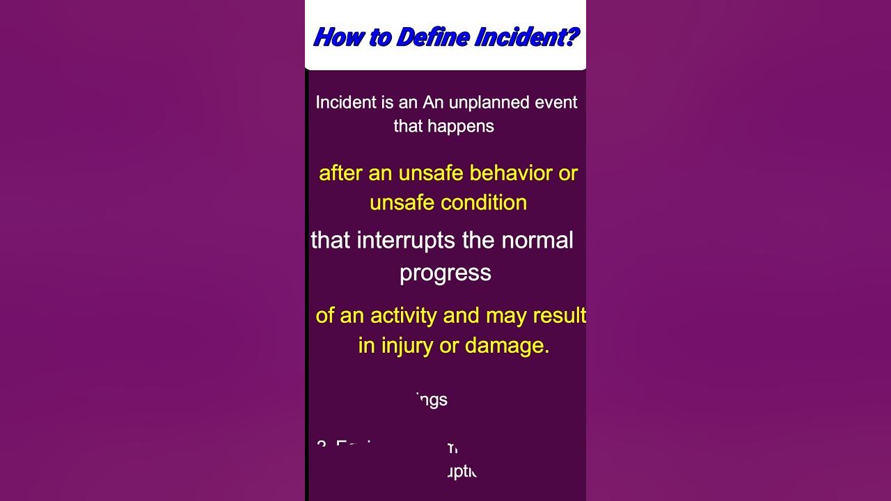 Incident How To Define An Incident Incident Definition In Easy incident-how-to-define-an-incident-incident-definition-in-easy