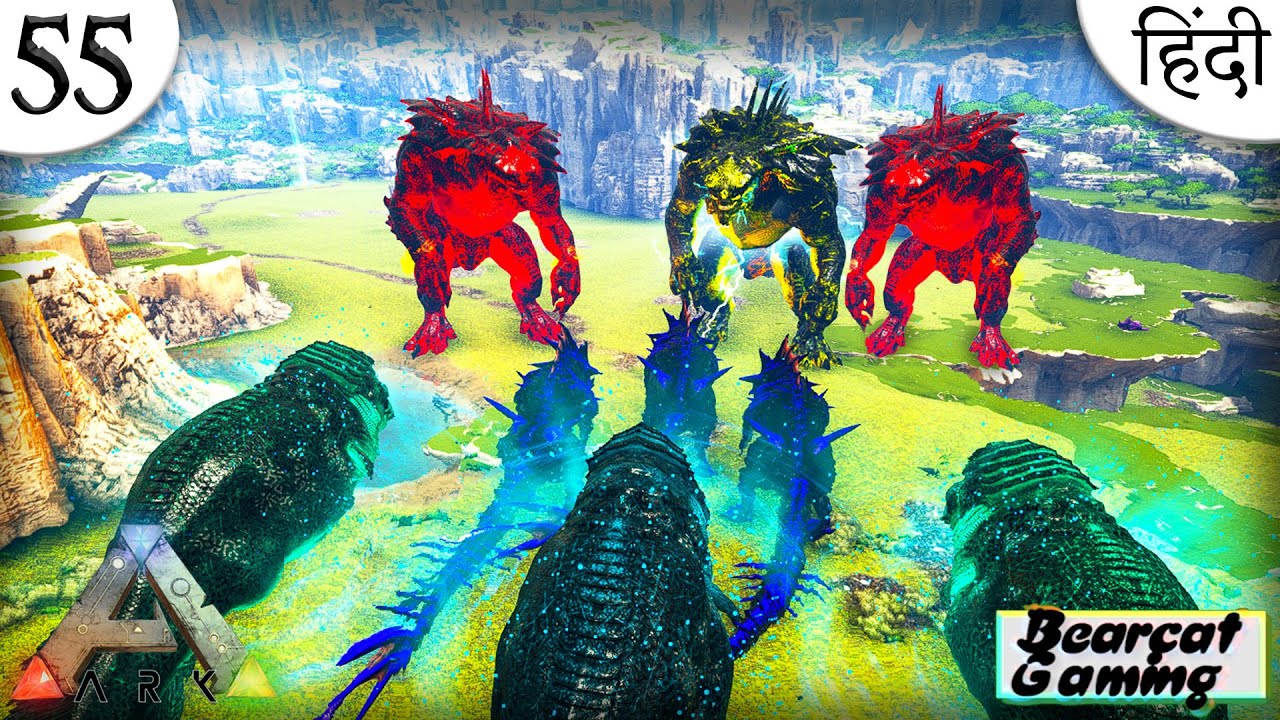 🔥 Electric & Fire Colossus Boss VS Nova & Pikkon Army 🔥 Ark: Primal ...