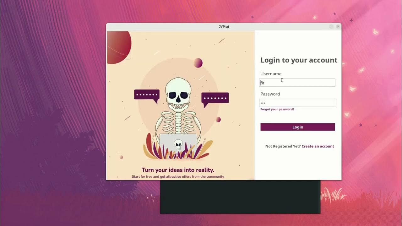 Java chat application demo - YouTube