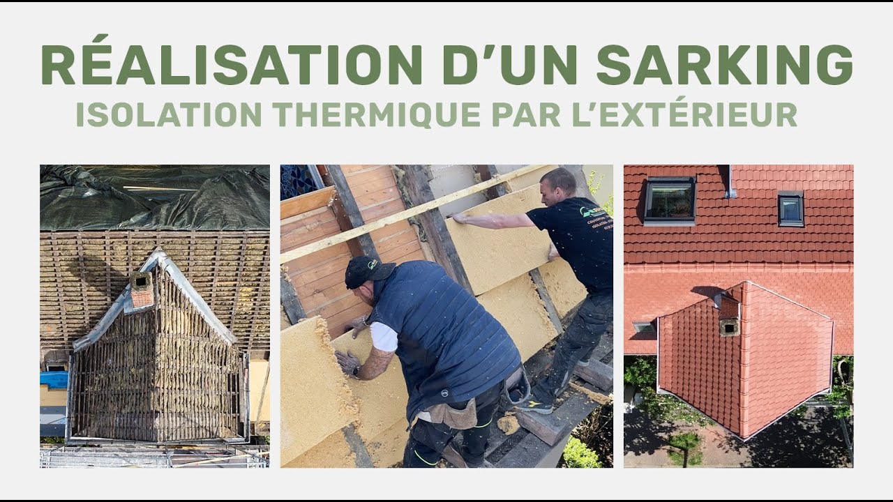 Isolation de toiture par l'extérieur : réalisation d'un sarking ...