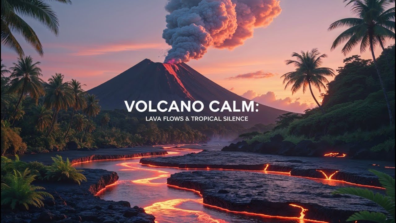 Volcano Calm - Lava Flows & Tropical Silence - YouTube
