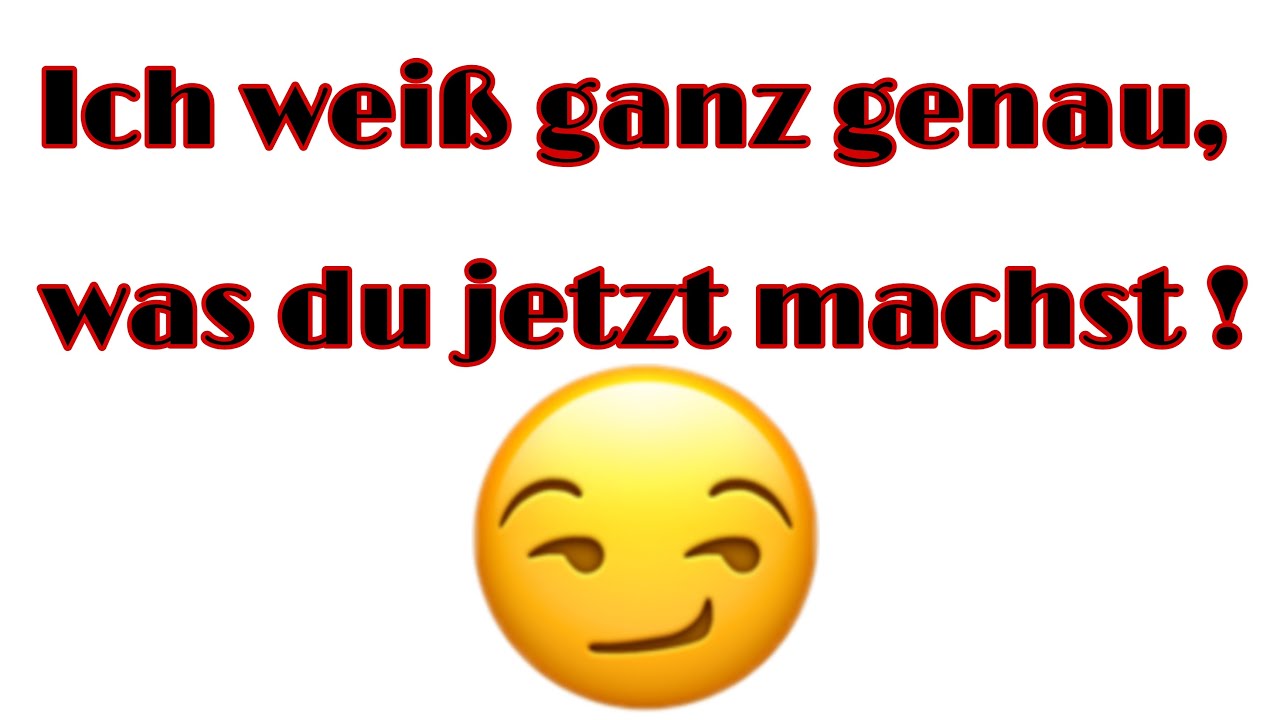 Ich weiß, was du machst - YouTube