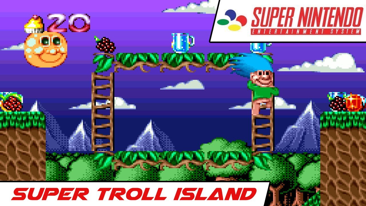 SUPER TROLL ISLANDS (1993) // First Level // Super Nintendo Gameplay - YouTube