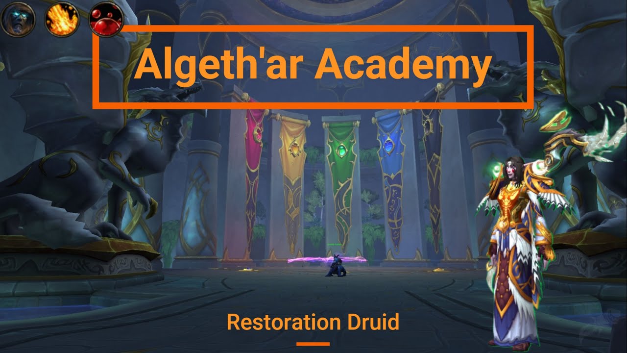 WOW TWW PRE-PATCH - RESTO DRUID - Algethar Academy Mythic+17 - YouTube