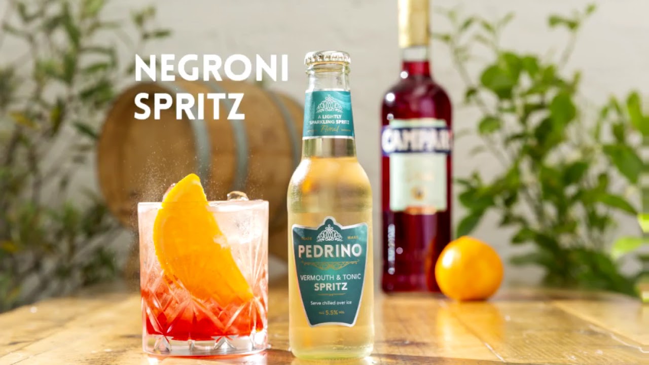 How to make a Negroni Spritz | Pedrino Spritz | Cocktail Recipes - YouTube