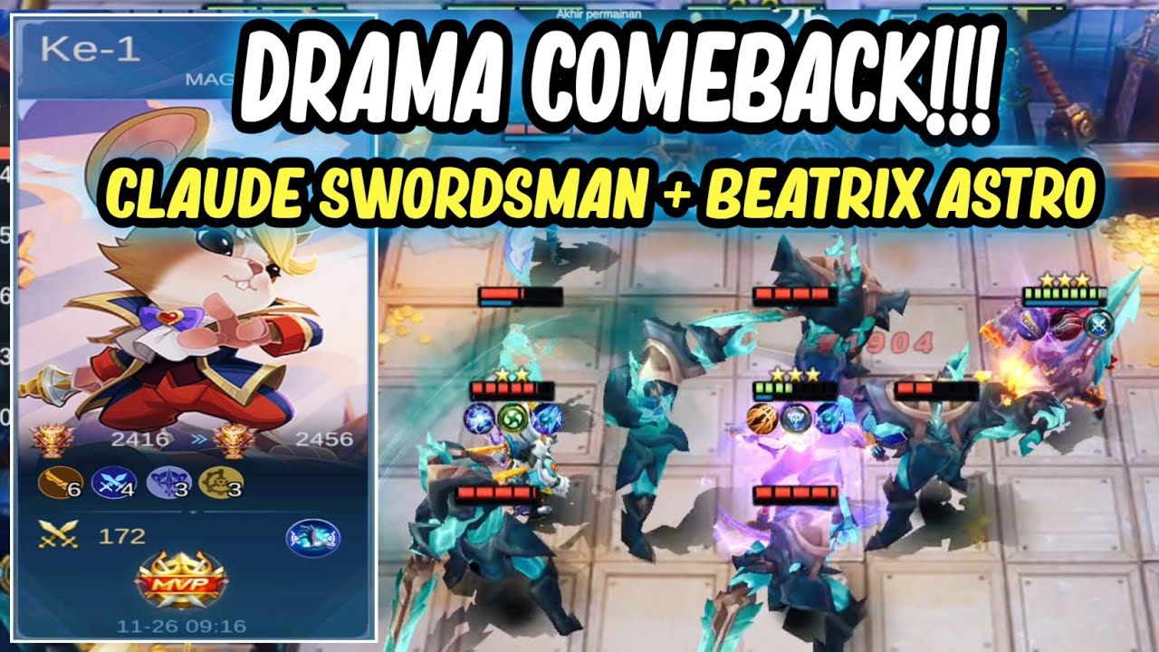 COMEBACK 3 STAR CLAUDE SWORDSMAN + BEATRIX ASTRO !!! REMY SKILL 3 MAGIC ...