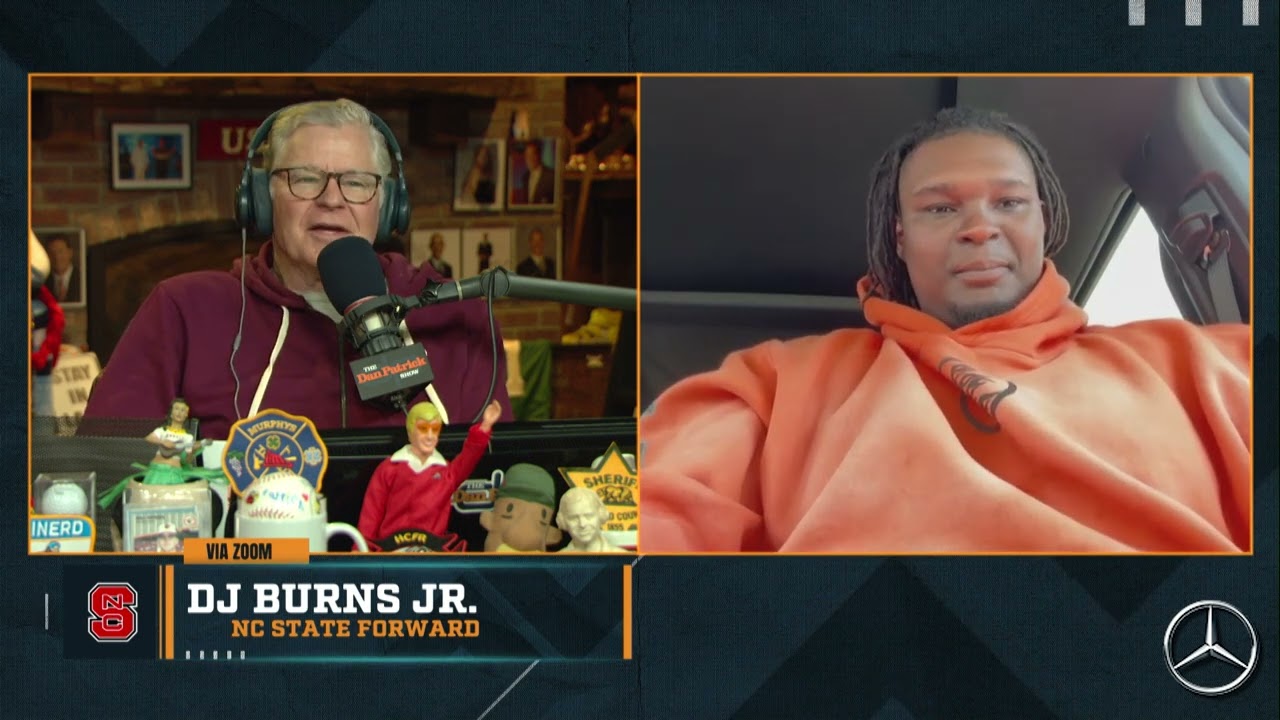 DJ Burns talks about defending Purdue's Zach Edey in the Final Four