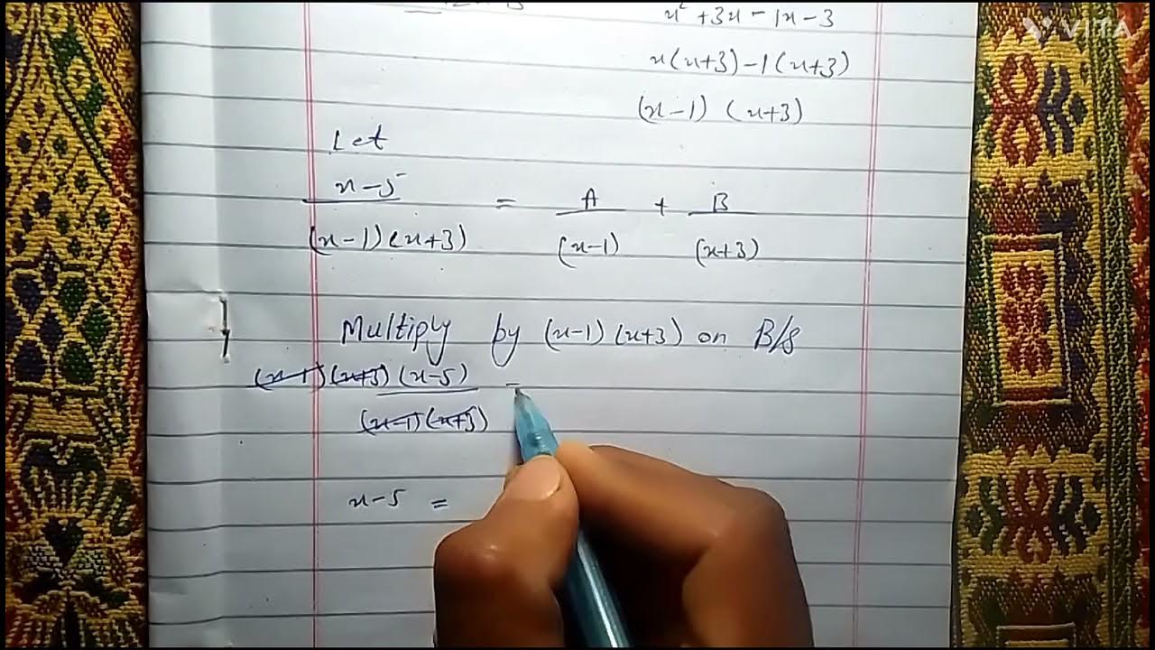 How to resolve Ques# 4 into Partial Fraction 10th Maths Exercise 4.1 Complete Solution - YouTube