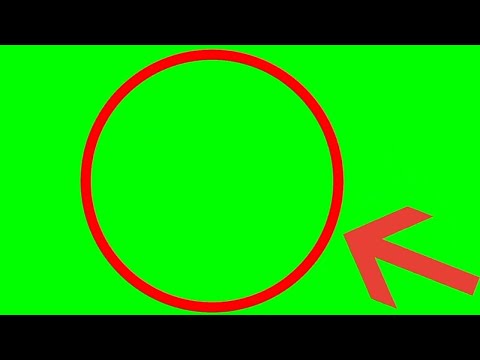 1 Jam Lingkaran Merah dan Panah Merah Green Screen - YouTube