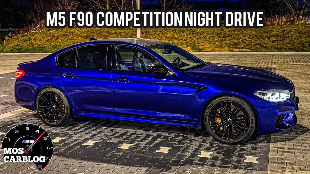 BMW M5 COMPETITION NIGHT DRIVE POV / Ambient Lighting / By Moscarblog ...