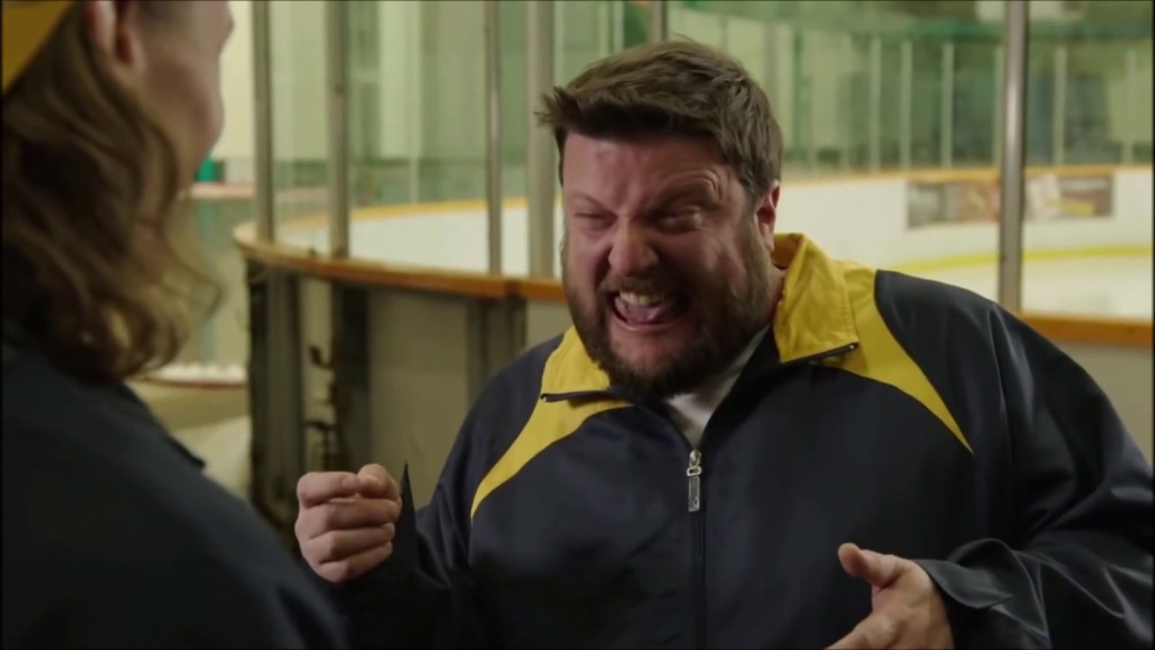 Letterkenny - Coach's evil laugh blooper - YouTube