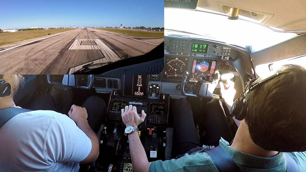 Gulfstream G-IV Full Flight Engine Start to Shutdown KFXE-KPBI - Pilot ...