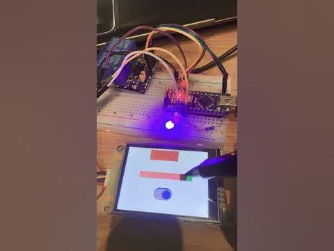 Analog slider led control Nextion #arduinoproject - YouTube